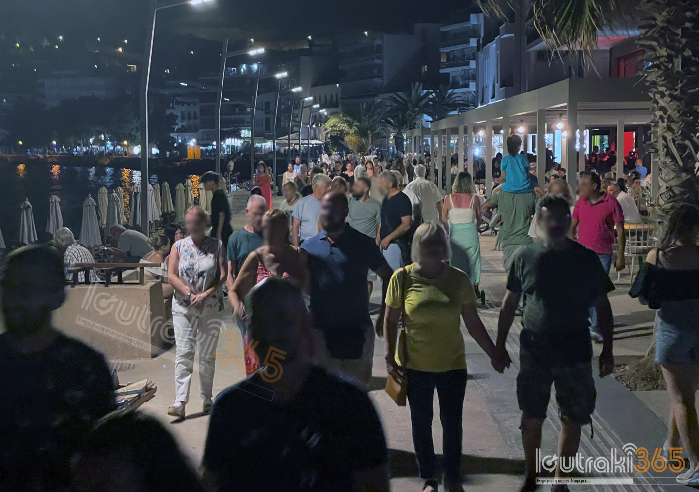 "Ξεχείλισε" από κόσμο η παραλία Λουτρακίου το Σαββατοκύριακο (Εικόνες ...