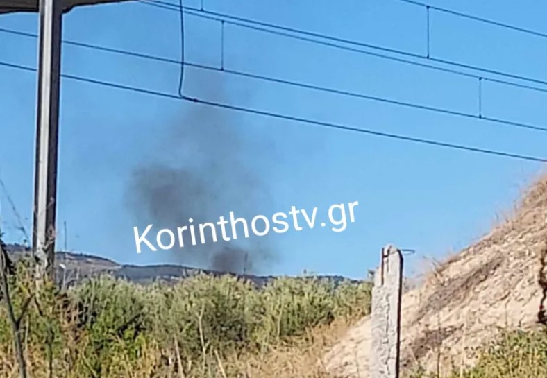 Φωτιά τώρα στην Κόρινθο – Καίει κοντά σε οικισμό. Hellenic Train: Δεν ...
